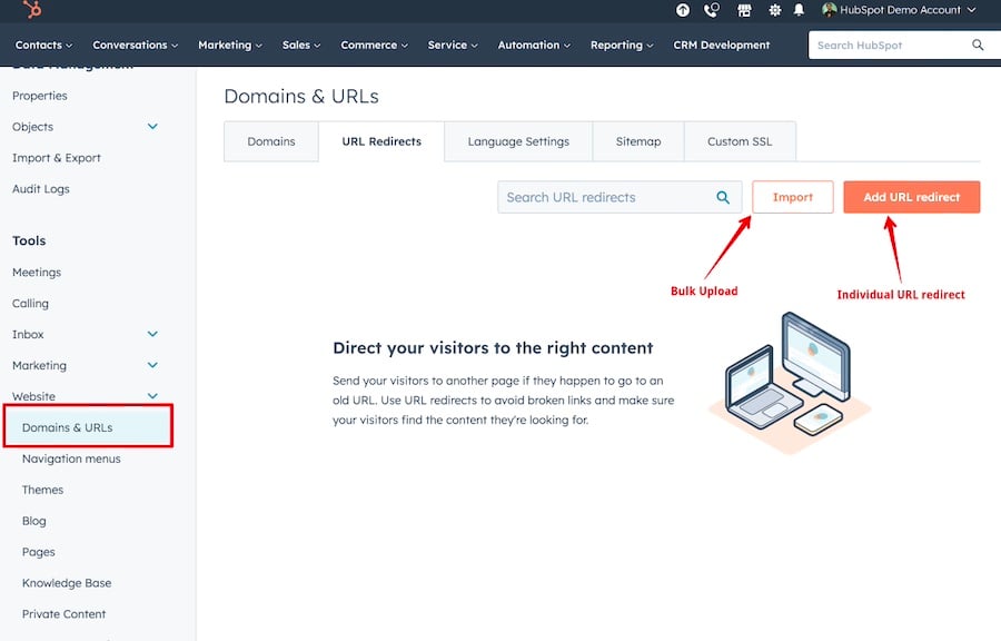 Handling URL Redirects in a HubSpot CMS Migration